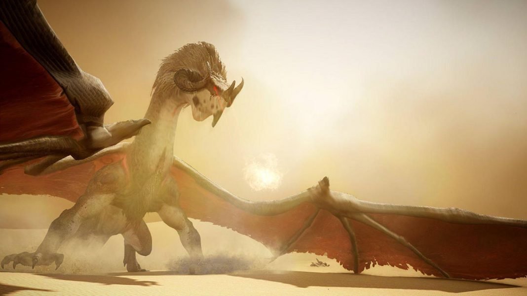 Nouver, o Dragão do Deserto, pousa em Black Desert Online