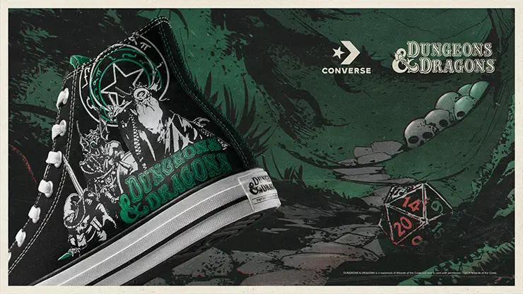 Em collab, Converse e Dungeons & Dragons celebram o 50º aniversário do ...