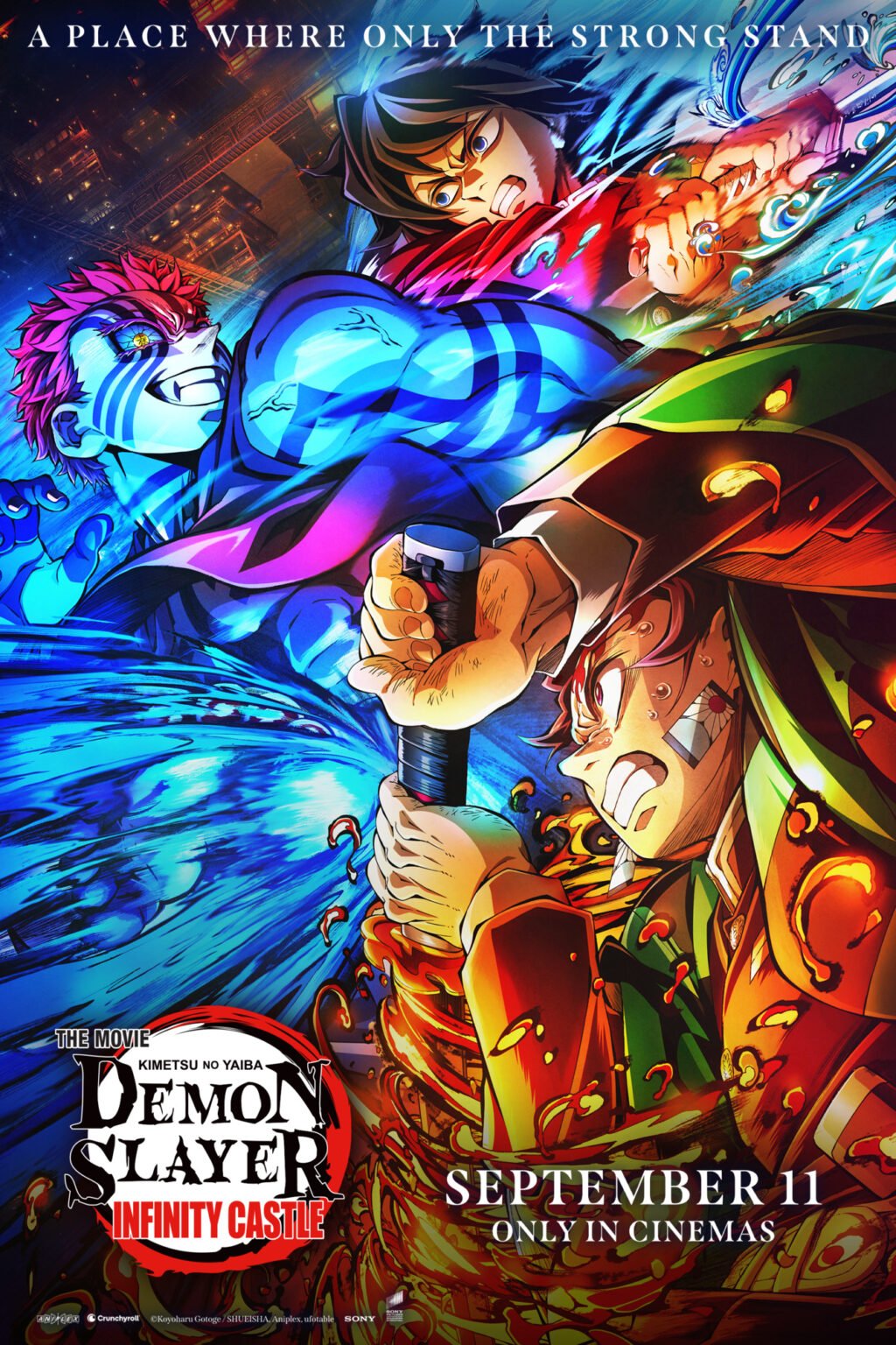 Confira o pôster inédito de Demon Slayer: Castelo Infinito